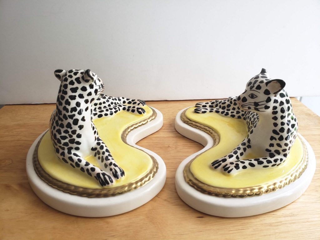 Jeanne Reed’s Cheetahs on Cushions Statues – Aunt Gladys' Attic