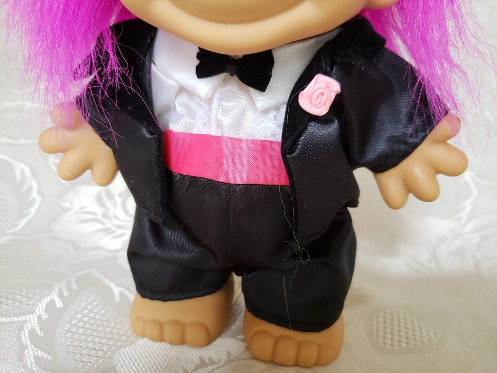 Russ Berrie & Company Troll Purple Hair Groom In Tuxedo Doll – Aunt ...