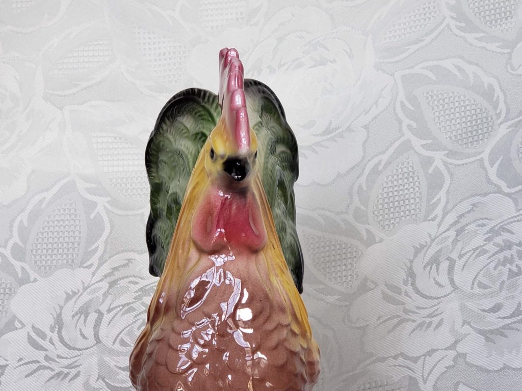 Vintage Crowing Rooster Figurine – Aunt Gladys' Attic