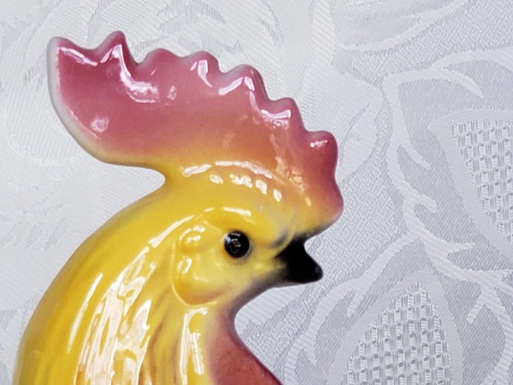 Vintage Crowing Rooster Figurine – Aunt Gladys' Attic