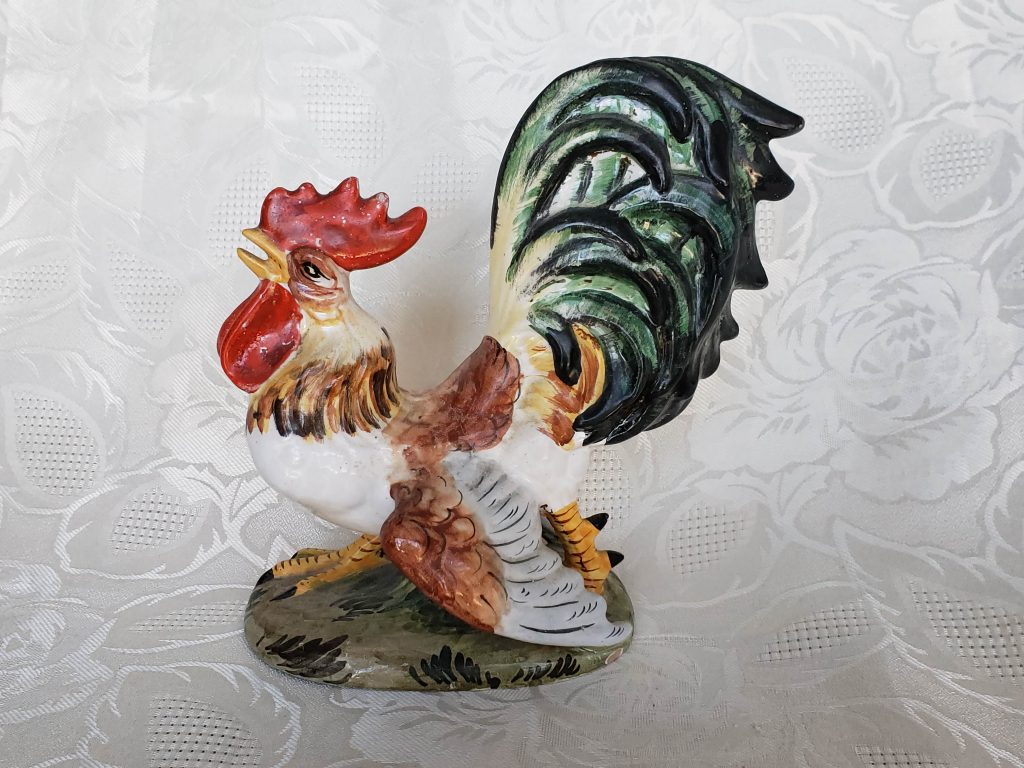 Vintage KBNY Fighting Rooster Figurine – Aunt Gladys' Attic