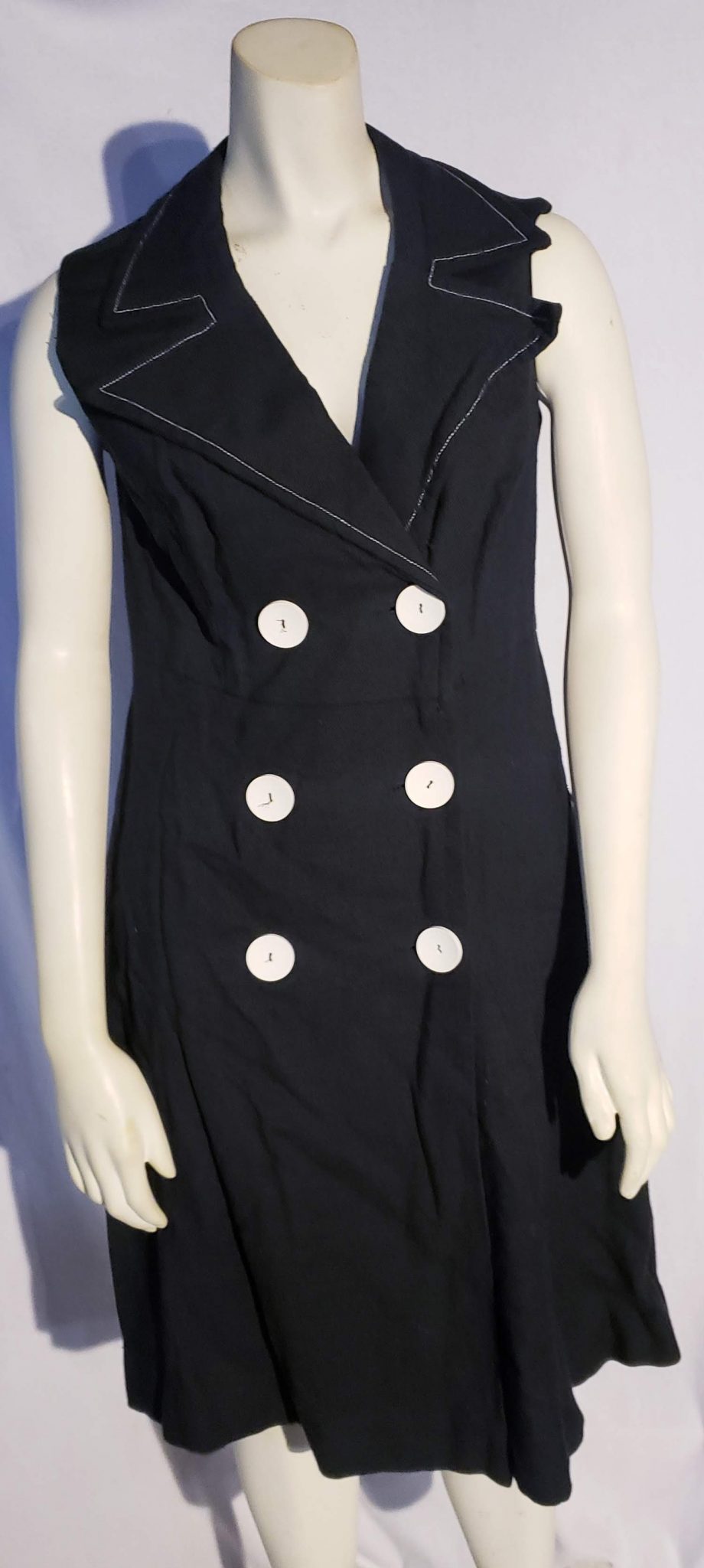 Vintage Suzie Black Button Front Dress – Aunt Gladys' Attic