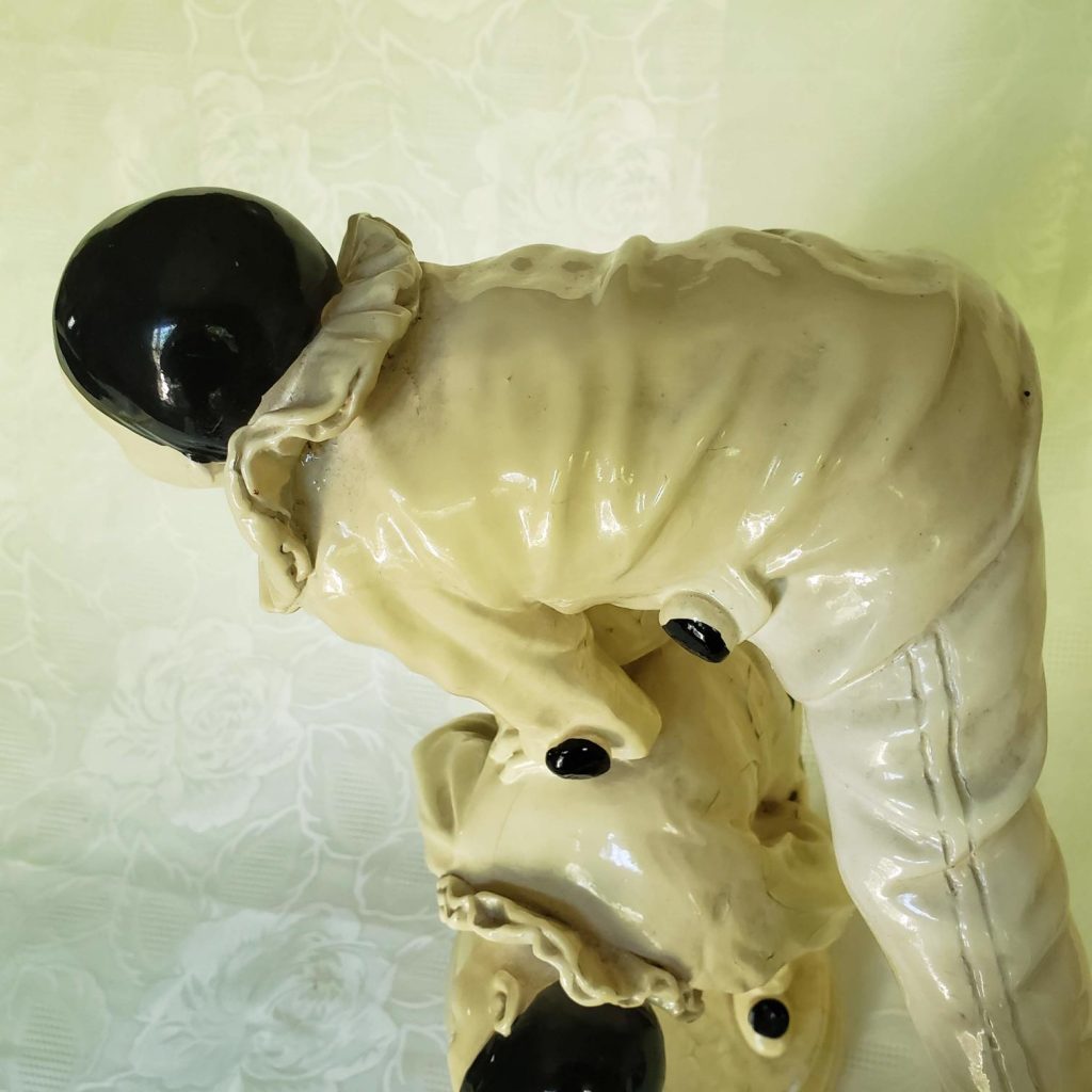 Large Vintage Leap Frog Pierrot Clown Figure – Aunt Gladys' Attic